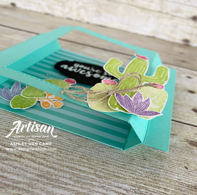 Design With Ink: Flowering Desert Shadow Box...