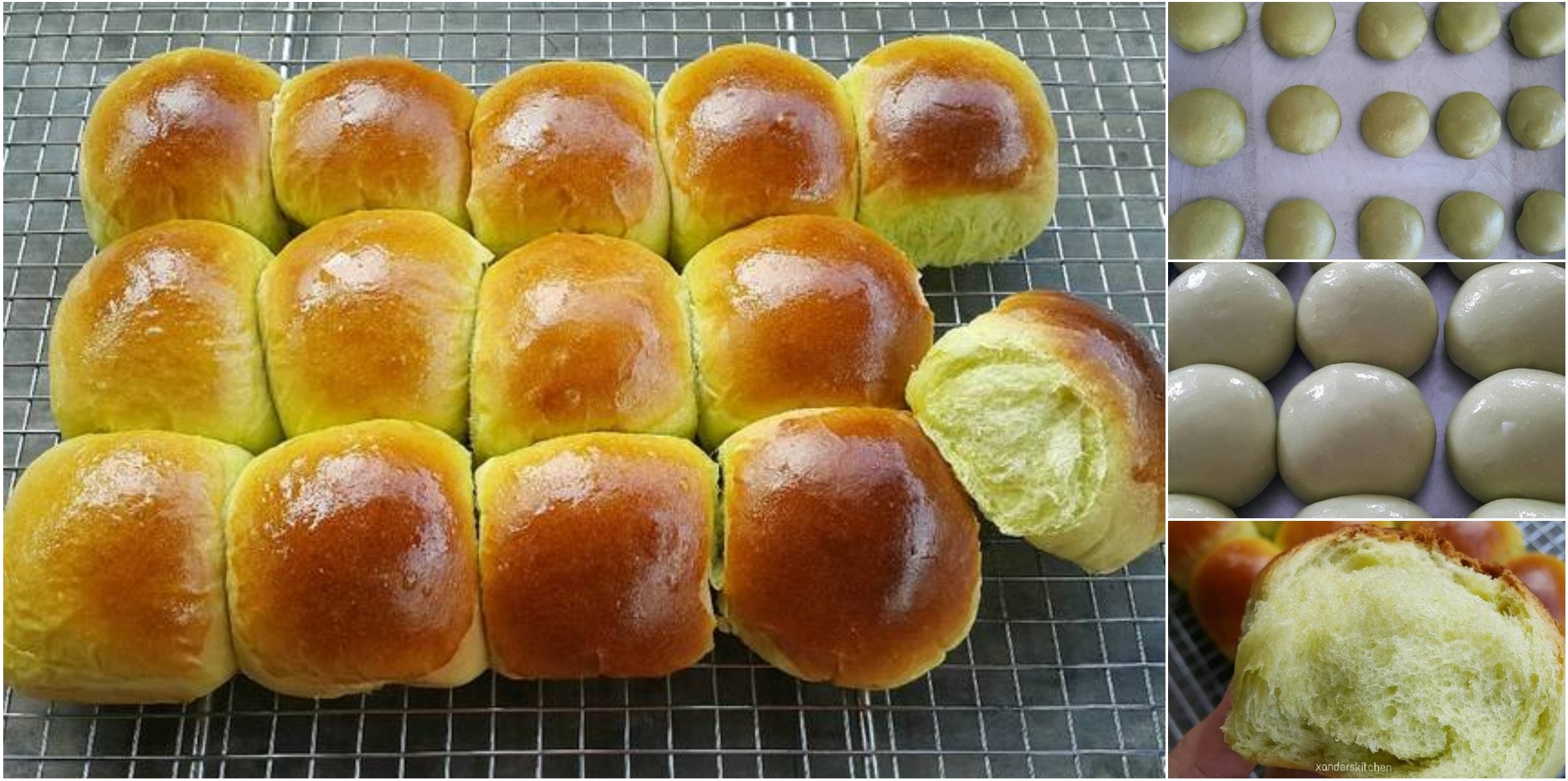 Roti Sobek Pandan - Tips Masak Sedap