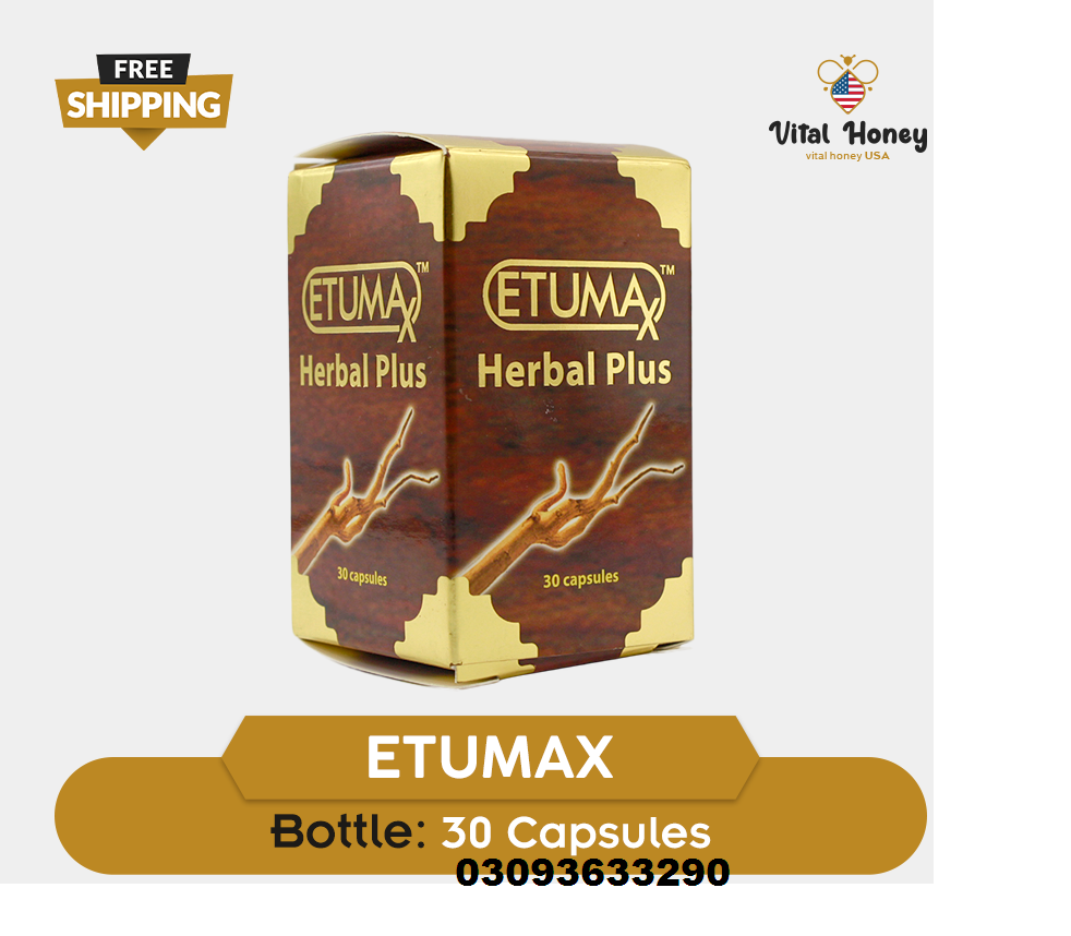 #ETUMAX Herbal Plus In Okara-Herbal Plus 30 Capsules -03093633290