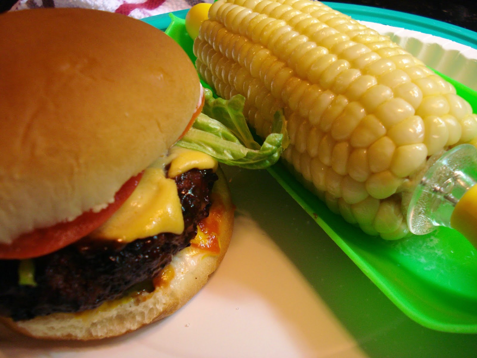 My Favorite Things: June, Grilled Burgers and Corn on the Cob
