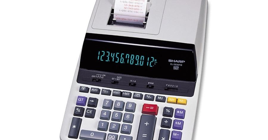 SUMADORA: SHARP EL-2630P III - EQUIOFIS SRL