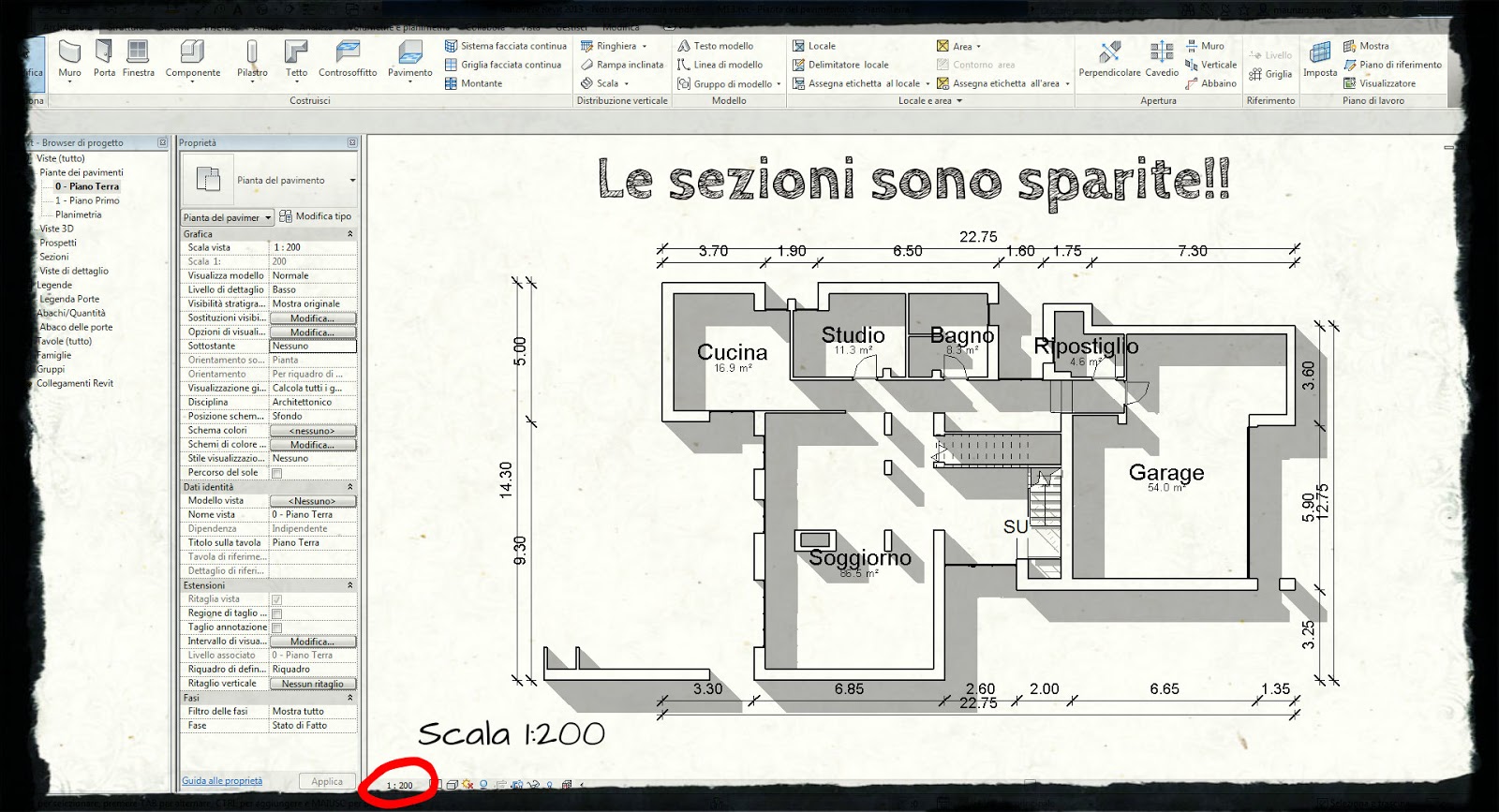 Ctrl+Alt+CAD: Mi è sparita la linea di sezione!