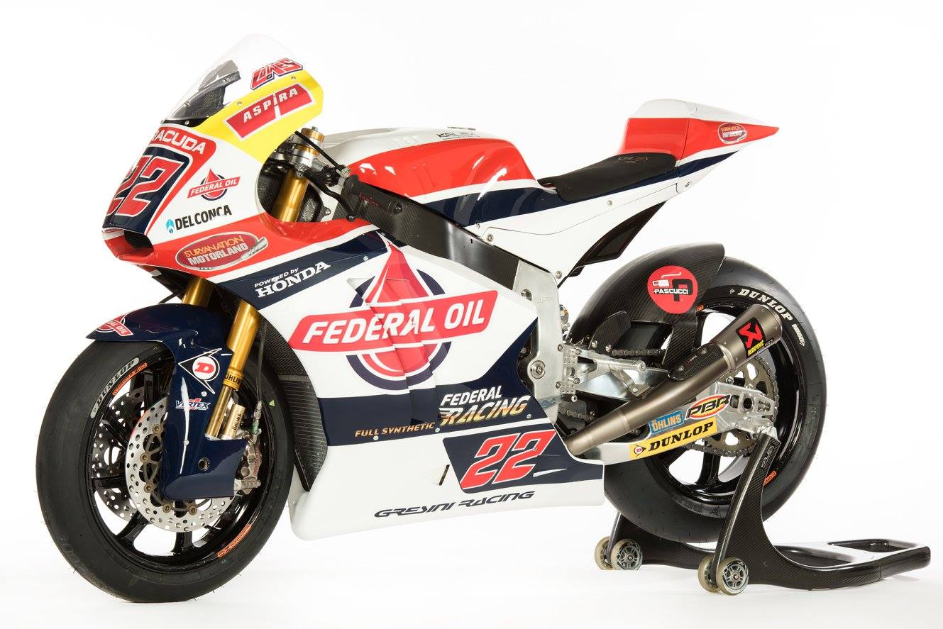 Racing Cafè: Kalex Team Federal Oil Gresini Racing Team 2016