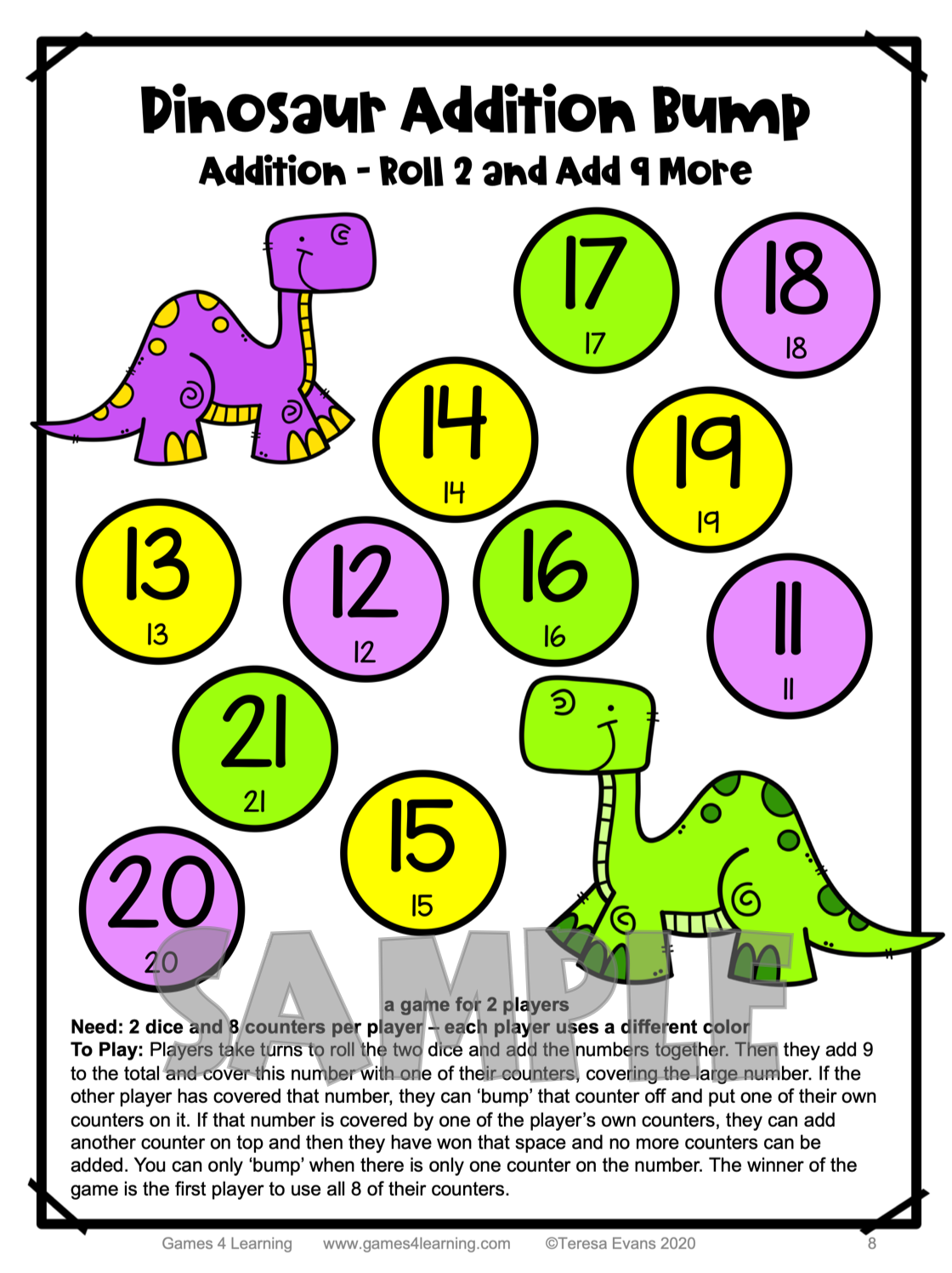 Fun Games 4 Learning: 50 Free Math Games