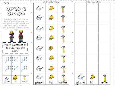 First Grade Fanatic!: Graphing Freebie From Grab a Graph Mini-Unit