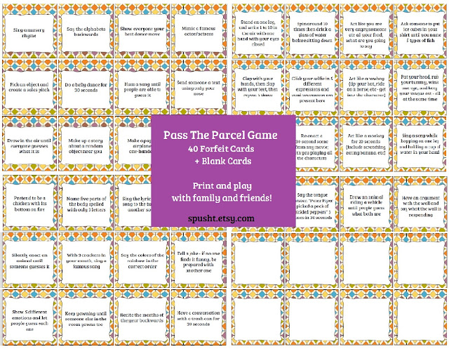 Passing The Parcel Game