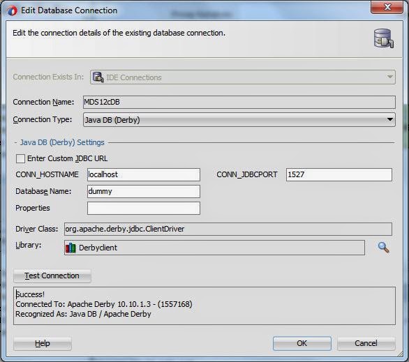 Learning SOA: Connect to the default derby database of SOA 12c Learning SOA: Connect to the default derby database of SOA 12c