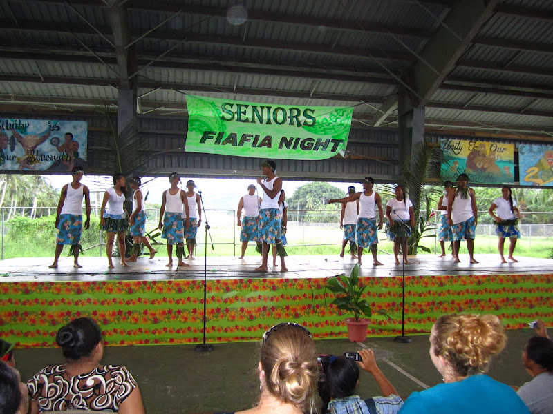 Quinn in American Samoa: Fiafia night