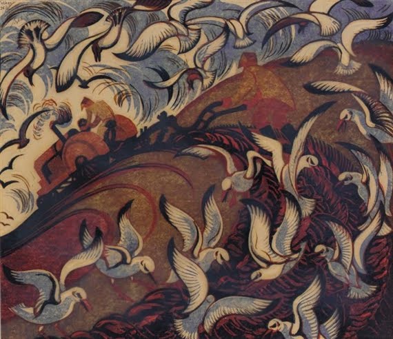 Modern Printmakers: Sybil Andrews: the rural year