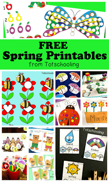 Spring Garden Graphing for Preschool and Kindergarten | Totschooling ...