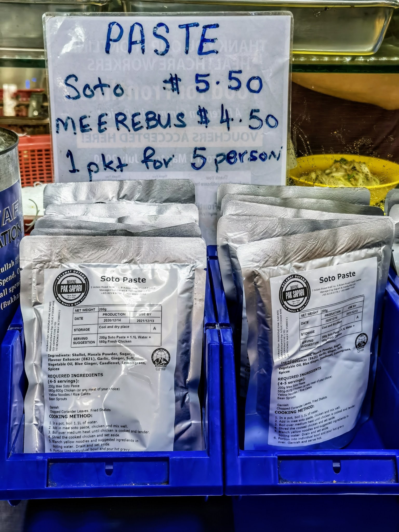 Selamat Datang Warong Pak Sapari @ Adam Road Food Centre 🐔 As Good as ...