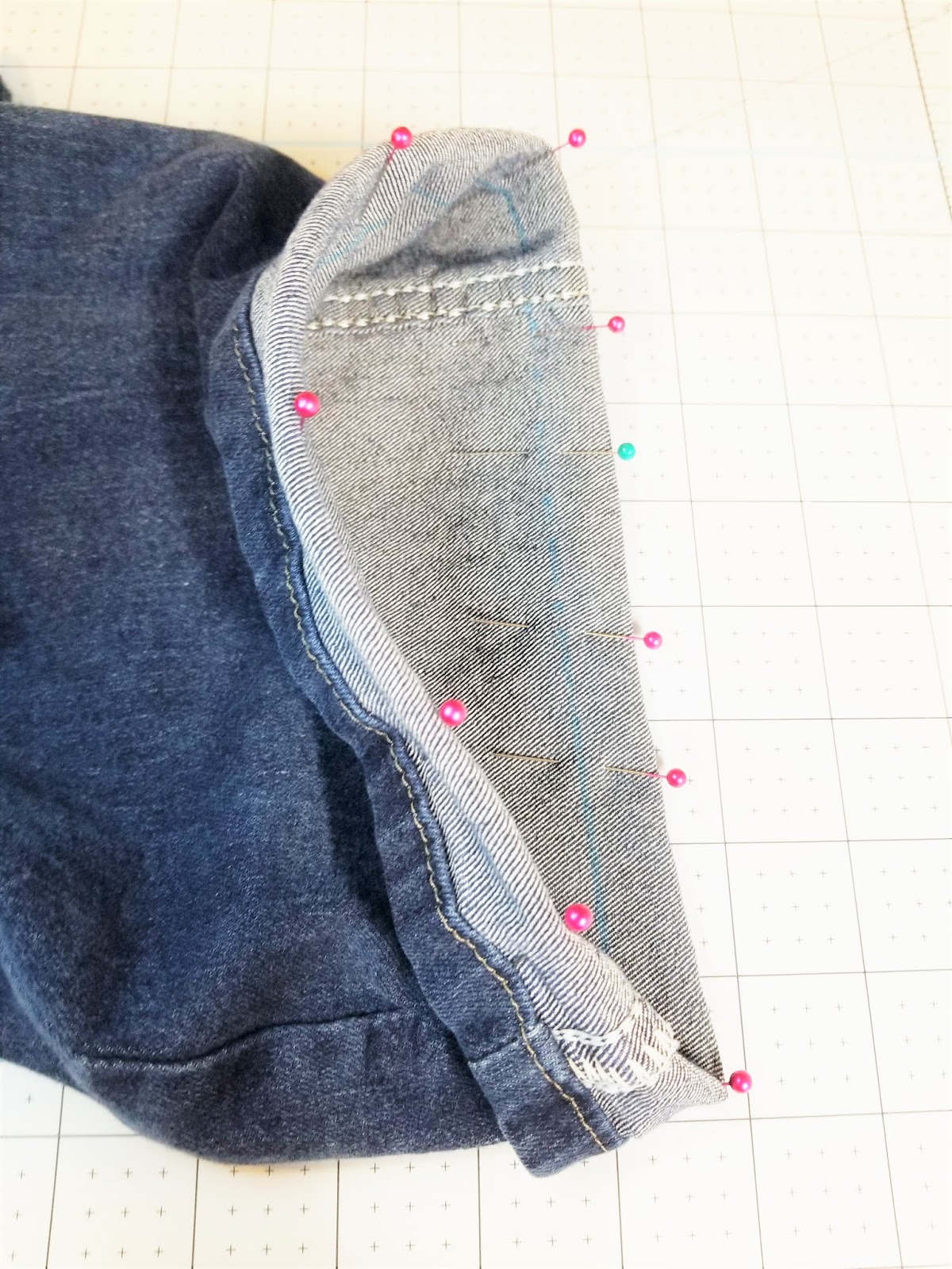 How to Hem Jeans with Original Hem | Sew Simple Home