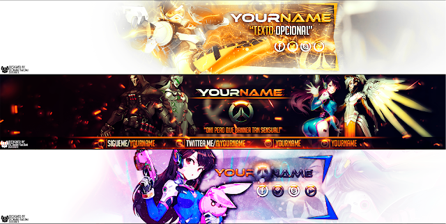 NayNi - NAY: Banner templte #17 | Overwatch | By SOraNk-TakUmi