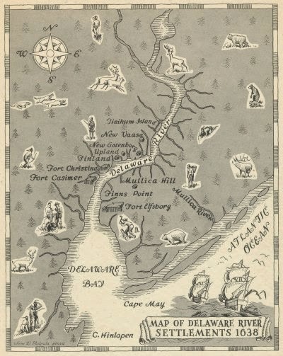Delaware Colonial Map - Free Printable Maps