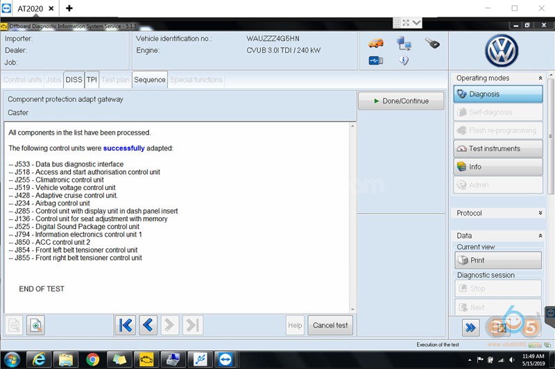 Review on ODIS VW Audi Skoda Seat Online Coding - Auto Diagnostic Tool ...