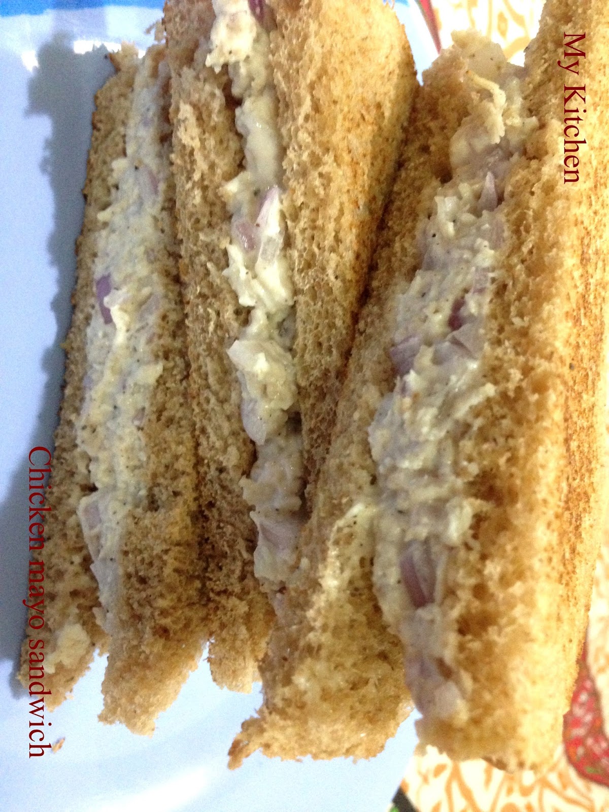 MY KITCHEN: Chicken mayo sandwich