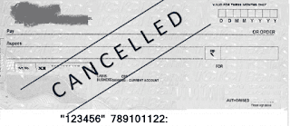 Round2Tech: How to make cancelled cheque. कैंसिल चेक (Cancel Cheque ...