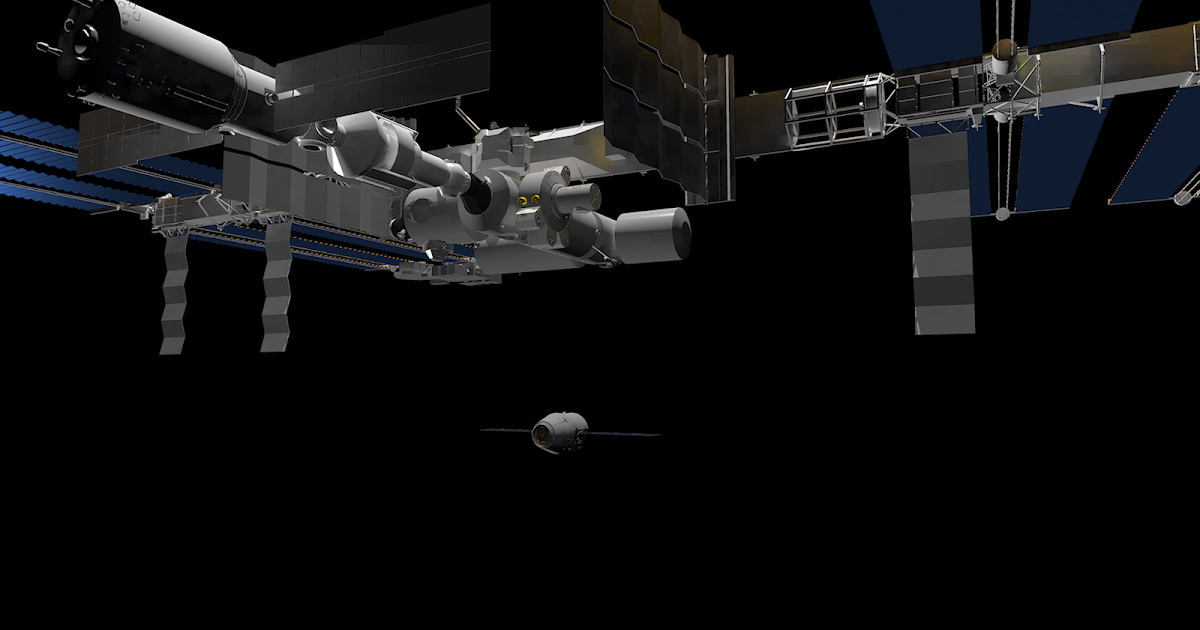 Desktopsimmer's 3D Models: ISS Renders with 3D models of the Space ...