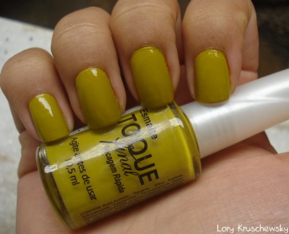 Eu Quero esse Esmalte!: Esmalte Toque Final: Mostarda