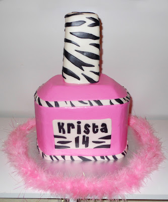 Carla's Cakes: Nail Polish Bottle Cake