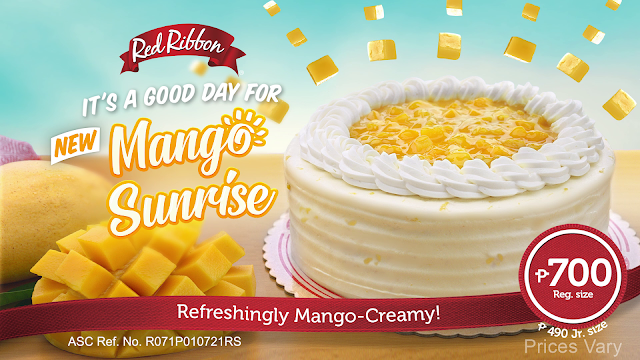 Manila Shopper: Embrace fresh starts with Red Ribbon’s New Mango Sunrise Cake and New Bread Rolls
