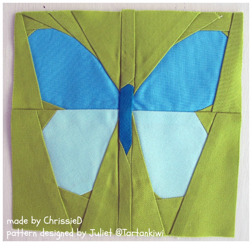 Chris Dodsley @mbCD: A Baby Sized Paper Pieced Butterfly