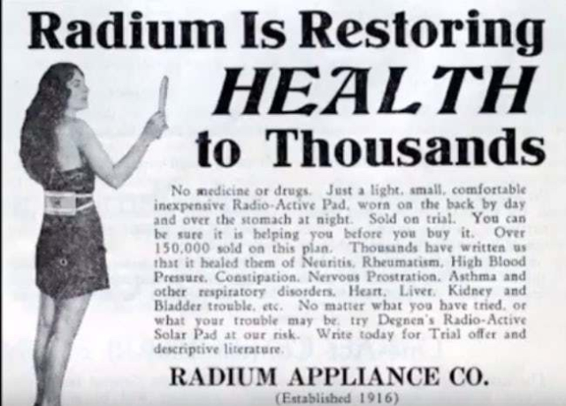 Back in the 1920s, Many Radium Water Producers Advocated Drinking ...