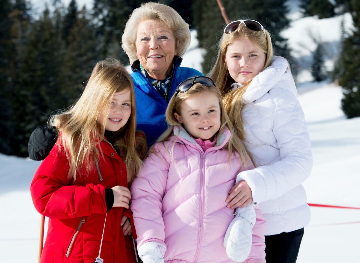 Dutch Royal Family Skiing Holiday in Lech - 2015