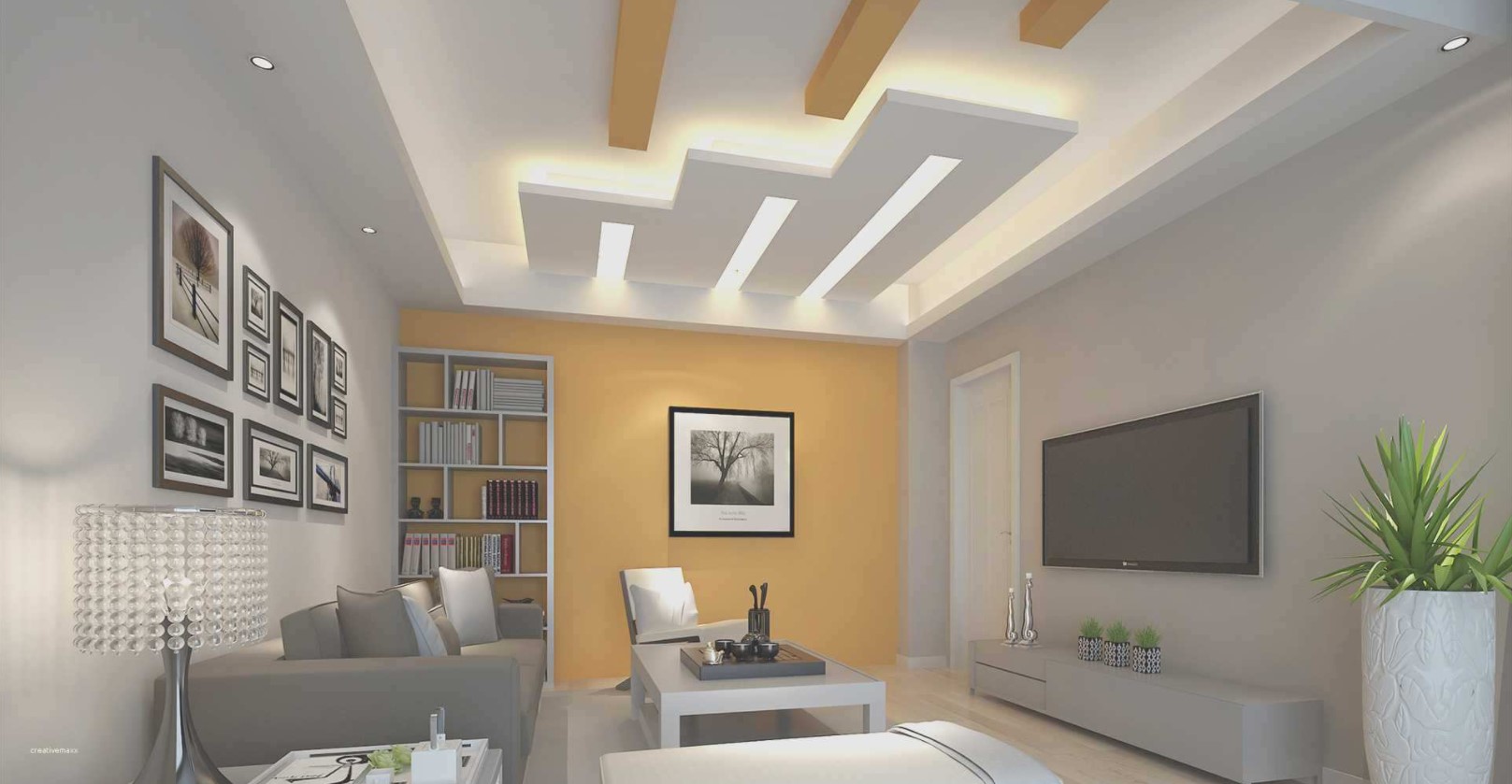 Living Room Ceiling Design Ideas