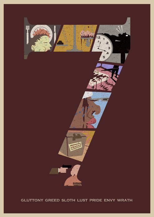 The Geeky Nerfherder: Movie Poster Art: Se7en (1995)