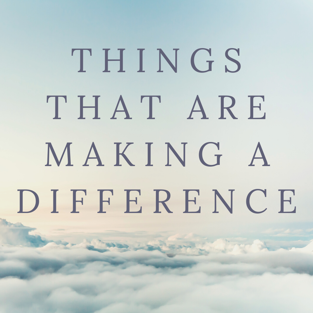 Things That Are Making a Difference - White Spray Paint