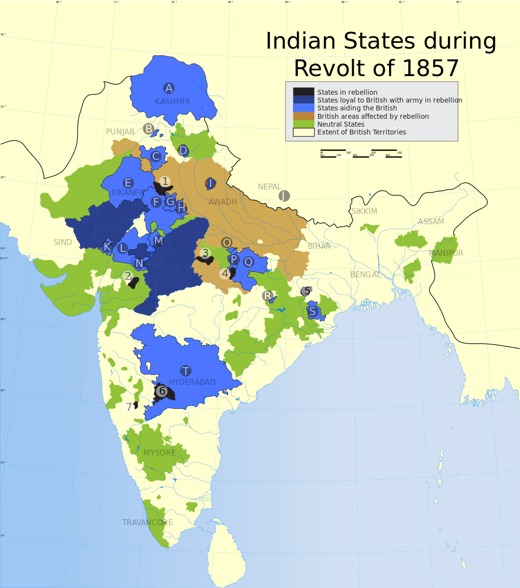 1857 Revolt /1857 ki kranti in hindi