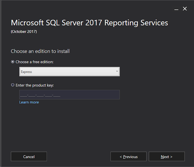SQL Server Reporting Service 2017/2019 安裝筆記