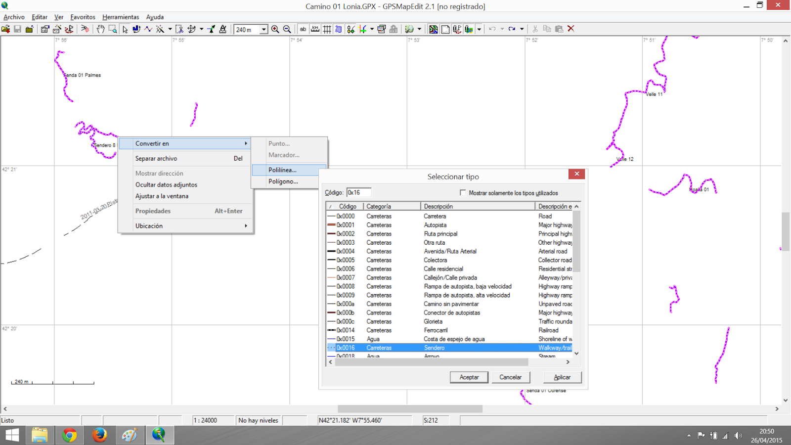 BikerTravesía: Creacion de Mapas Transparentes para GPS Garmin