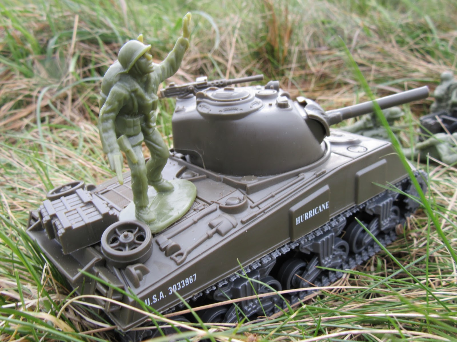 Toy soldiers and real battles: WW2 M4A1(75) Sherman Tank