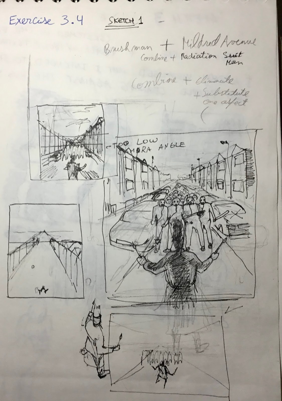 OCA Illustration Sketchbooks: Exercise 3.4 - Interpretation and ...