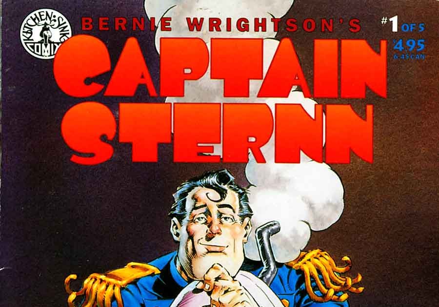 Captain Sternn, Running Out of Time #1 - Bernie Wrightson art & cover ...
