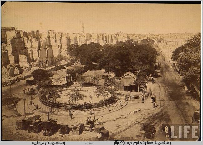 From Egypt With Love: Mansheya Square Alexandria from 1857