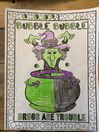 Say Boo to Drugs Coloring and Poster Contest Winners