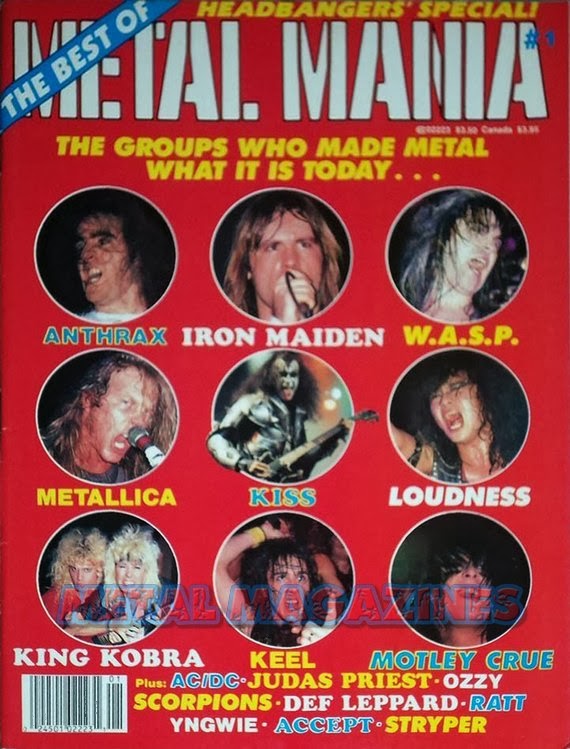 METAL MAGAZINES: METAL MANIA (USA)