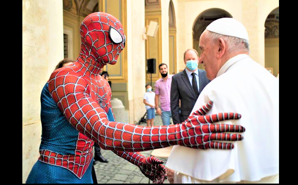 Pope Francis Meets Spider Man at the Vatican - The Story about the Real ...