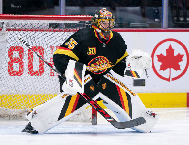 I Love Goalies!: Thatcher Demko 2019-20 Mask