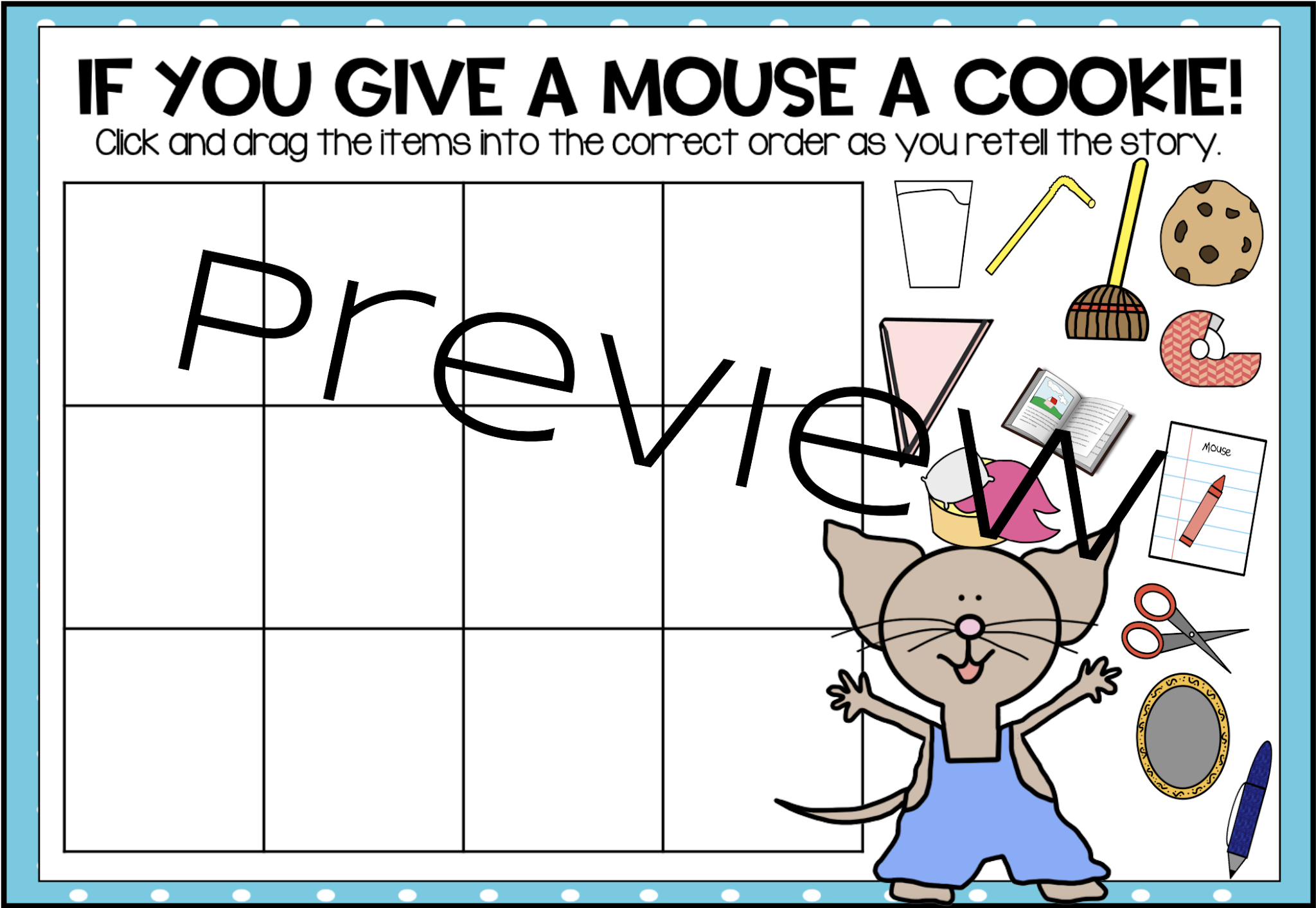 1st Grade Hip Hip Hooray!: If You Give A Mouse A Cookie! Interactive ...