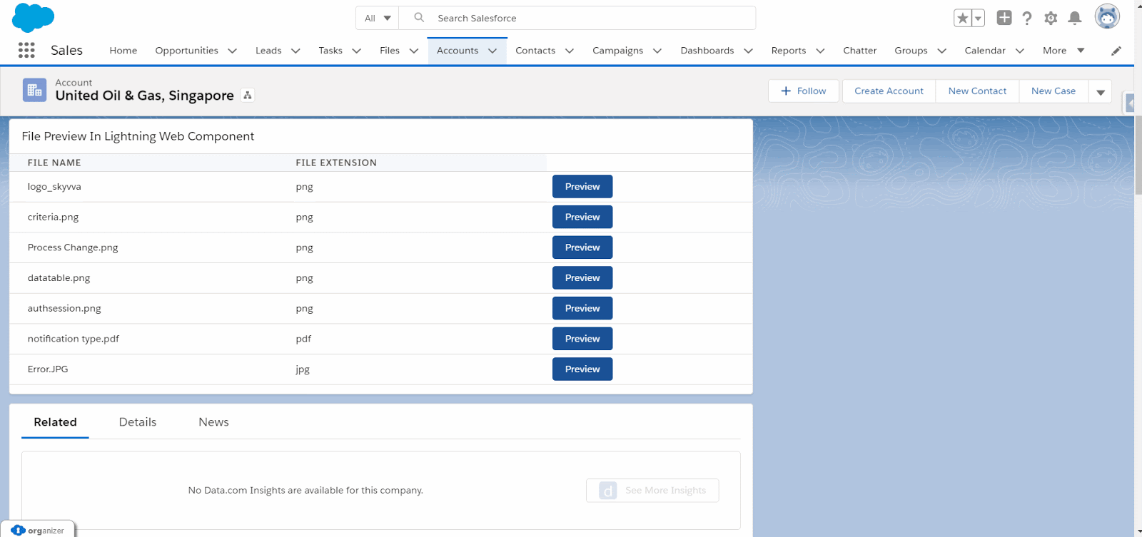 Salesforce Code Crack: File Preview in Lightning Web Component(lwc) Salesforce Code Crack: File Preview in Lightning Web Component(lwc)