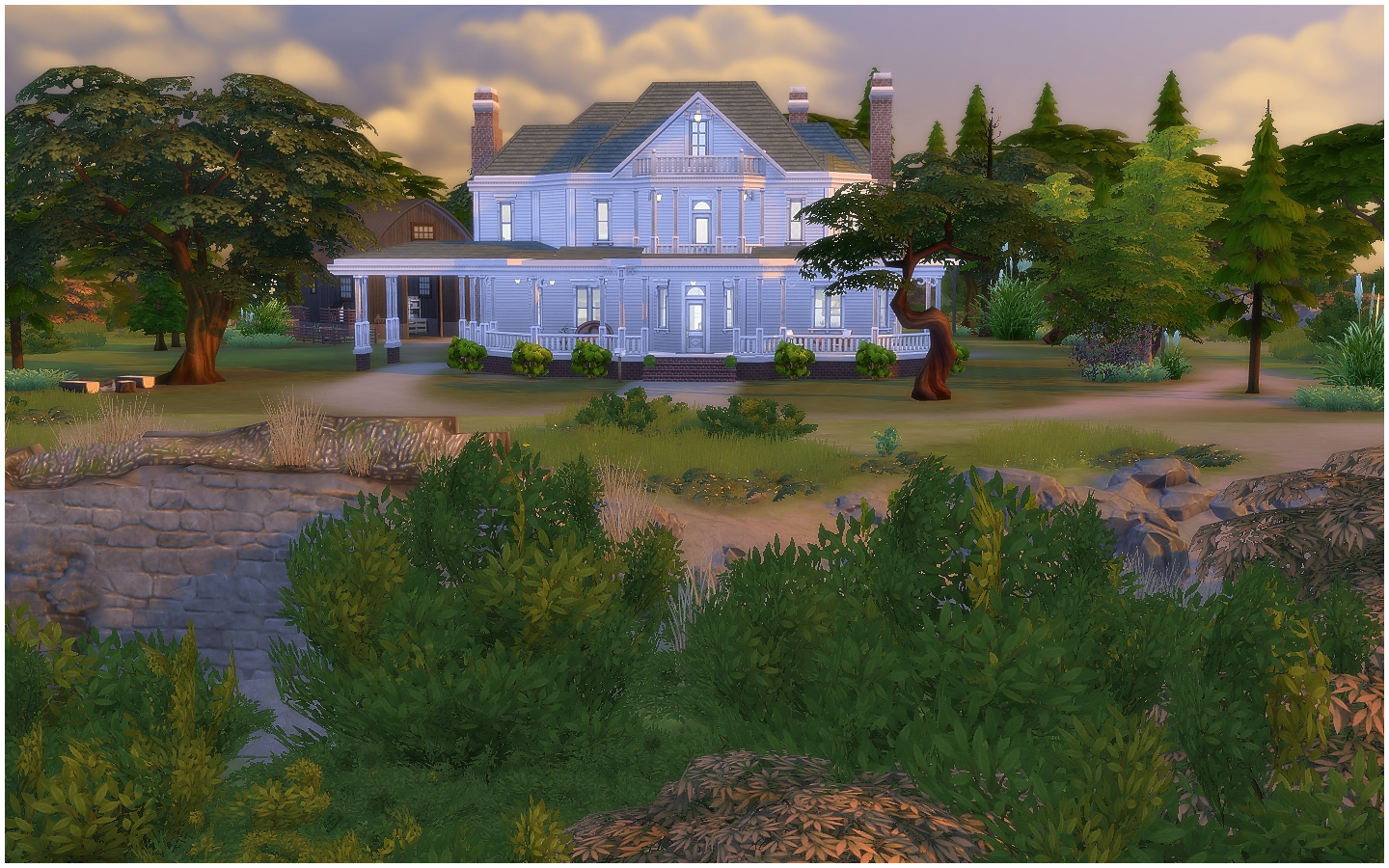 House 32 - Hershel's Farm - The Sims 4 - Via Sims