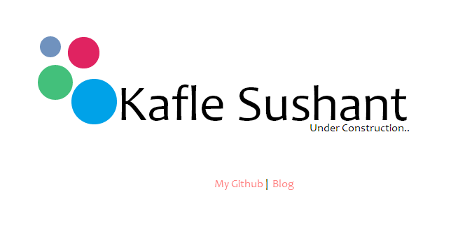 Setting Up Github Home Page ~ Sushant Kafles Blog