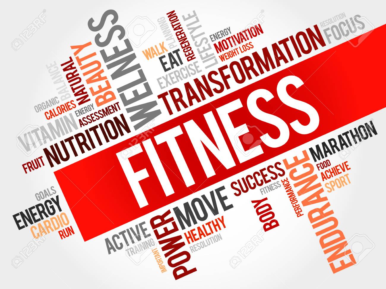 Fitness Word Collage Template fitness-word-collage-template
