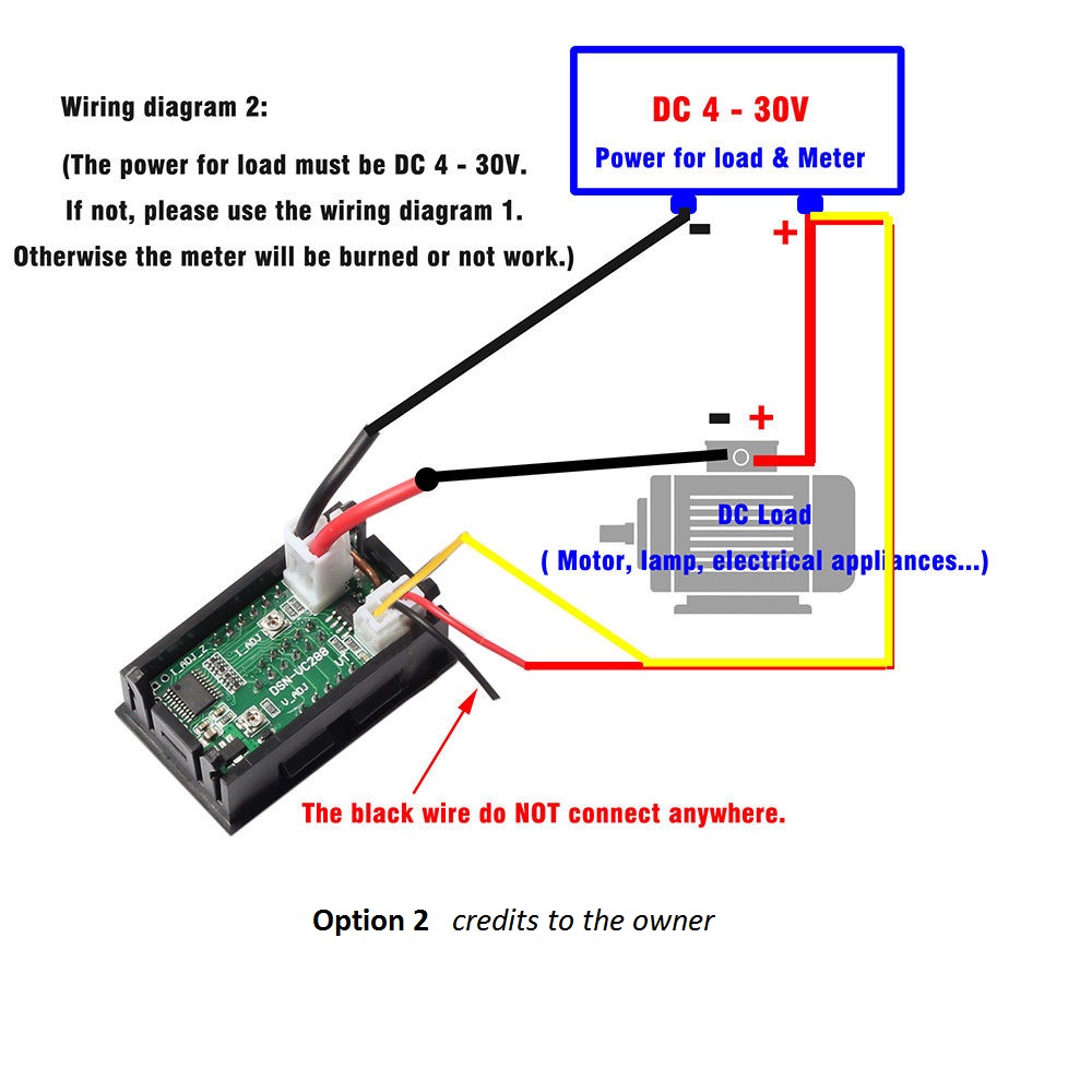 Tutorial: DC 100V 10A Red Blue LED Amp Dual Digital Voltmeter Ammeter ...