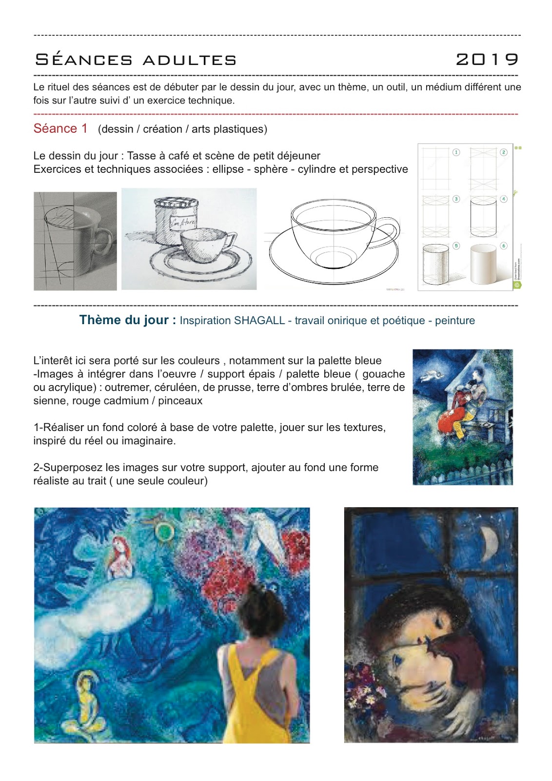 L'ATELIER D'AhN-Cé: programme des séances d'arts-visuels à l'atelier ...