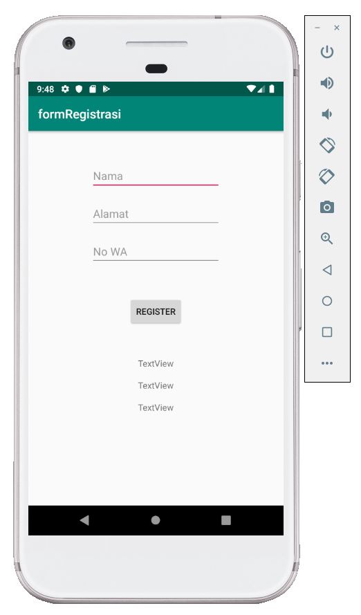 Aplikasi Form Registrasi Android Studio - RUMAHTKJ.WEB.ID